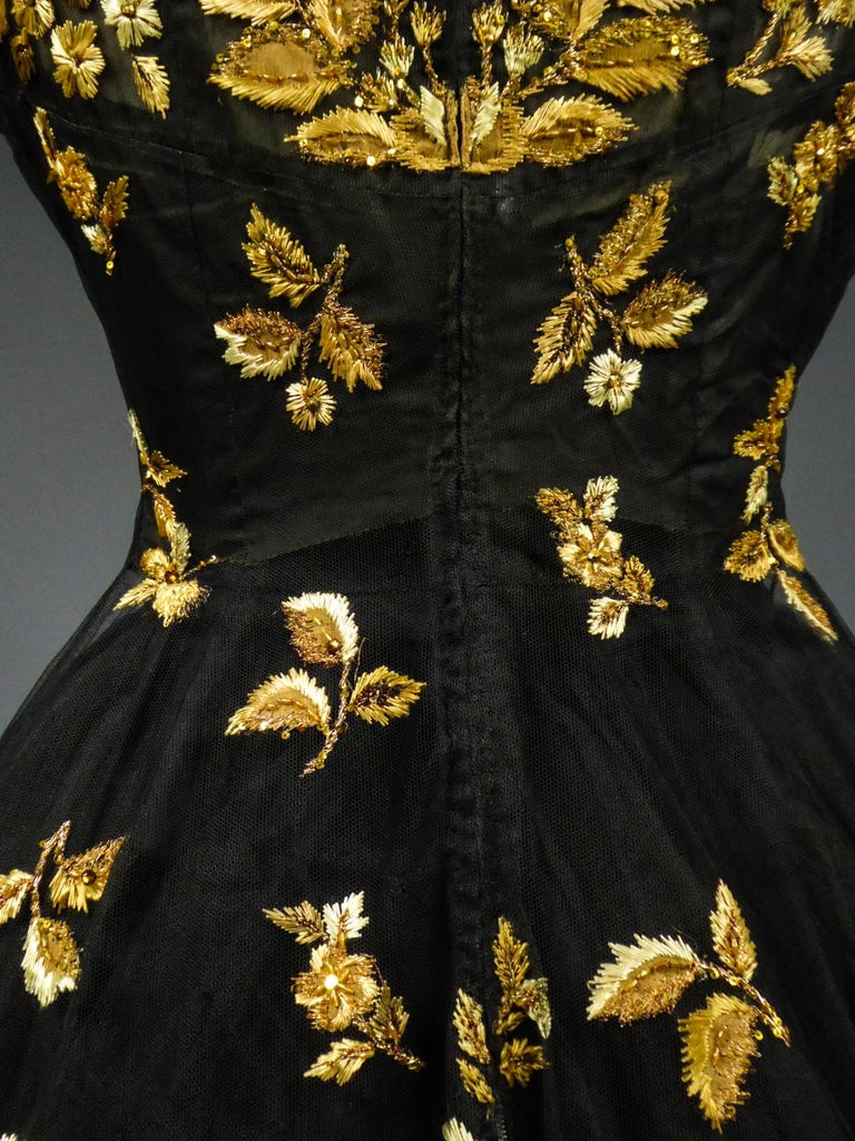 Robe de cocktail A Pierre Balmain Couture numéro 109646, provenance des ...