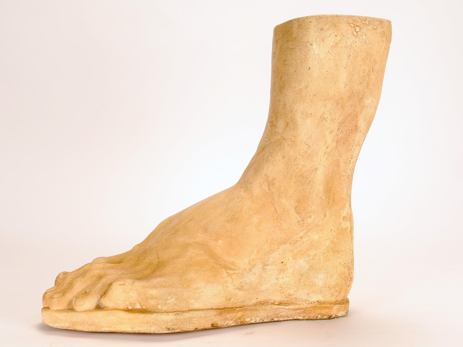 A plaster cast: a Roman foot, Italy 1890. For Sale at 1stDibs