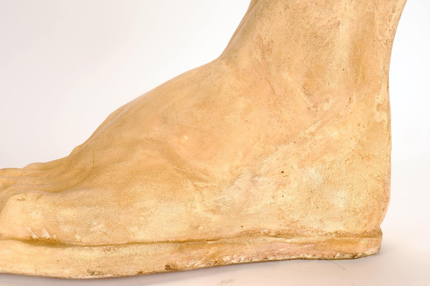 A plaster cast: a Roman foot, Italy 1890. For Sale at 1stDibs