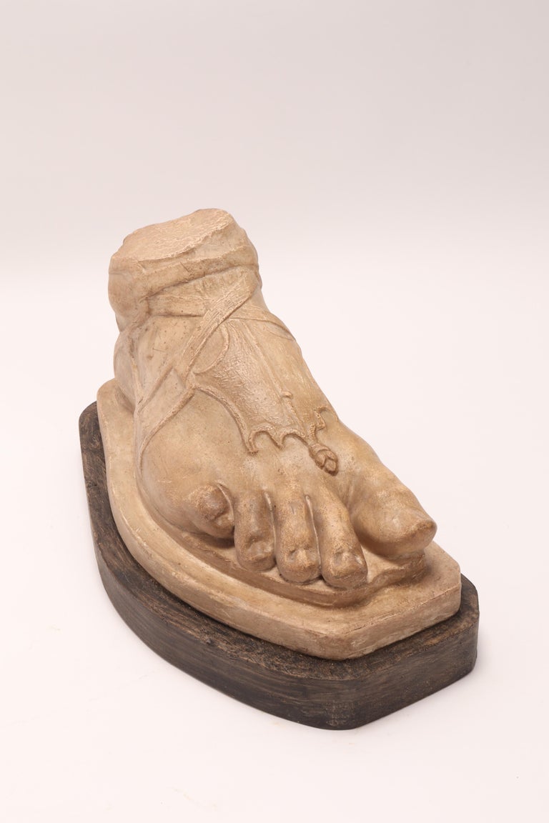 Plaster Cast a Roman Foot, Italy, 1890 at 1stDibs
