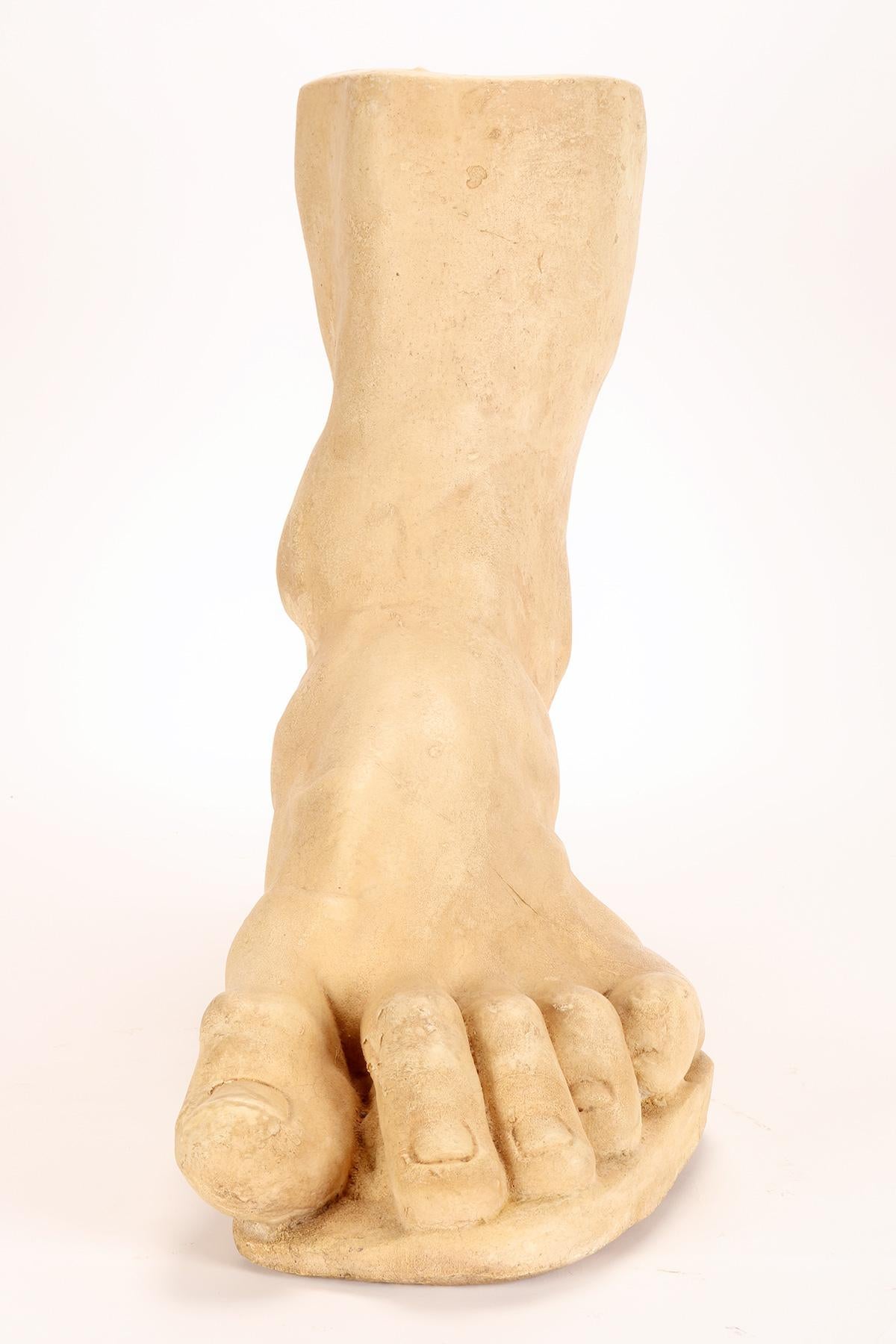 A plaster cast: a Roman foot, Italy 1890. For Sale at 1stDibs