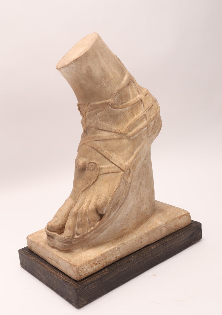 Plaster Cast a Roman Foot, Italy 1890 at 1stDibs