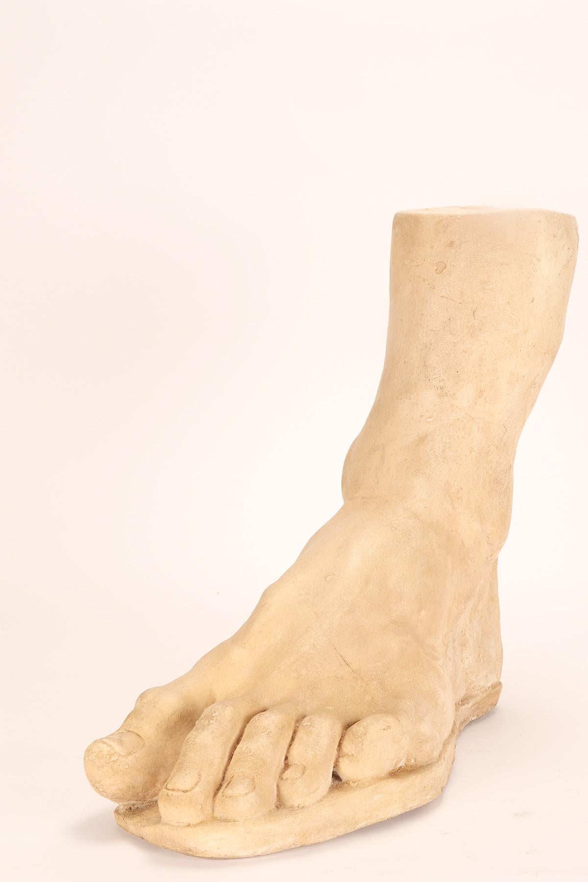 A plaster cast: a Roman foot, Italy 1890. For Sale at 1stDibs