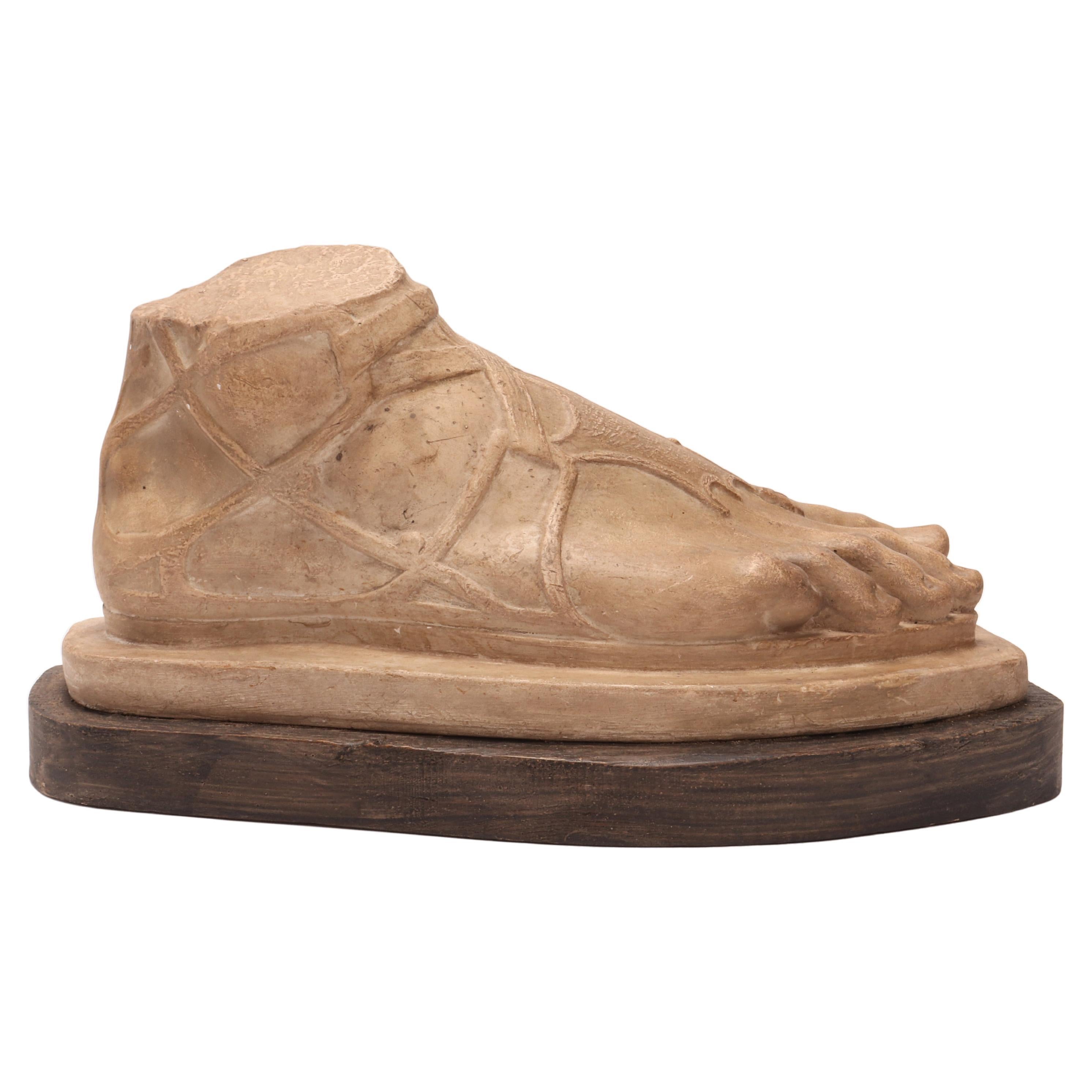 Plaster Cast a Roman Foot, Italy, 1890 at 1stDibs