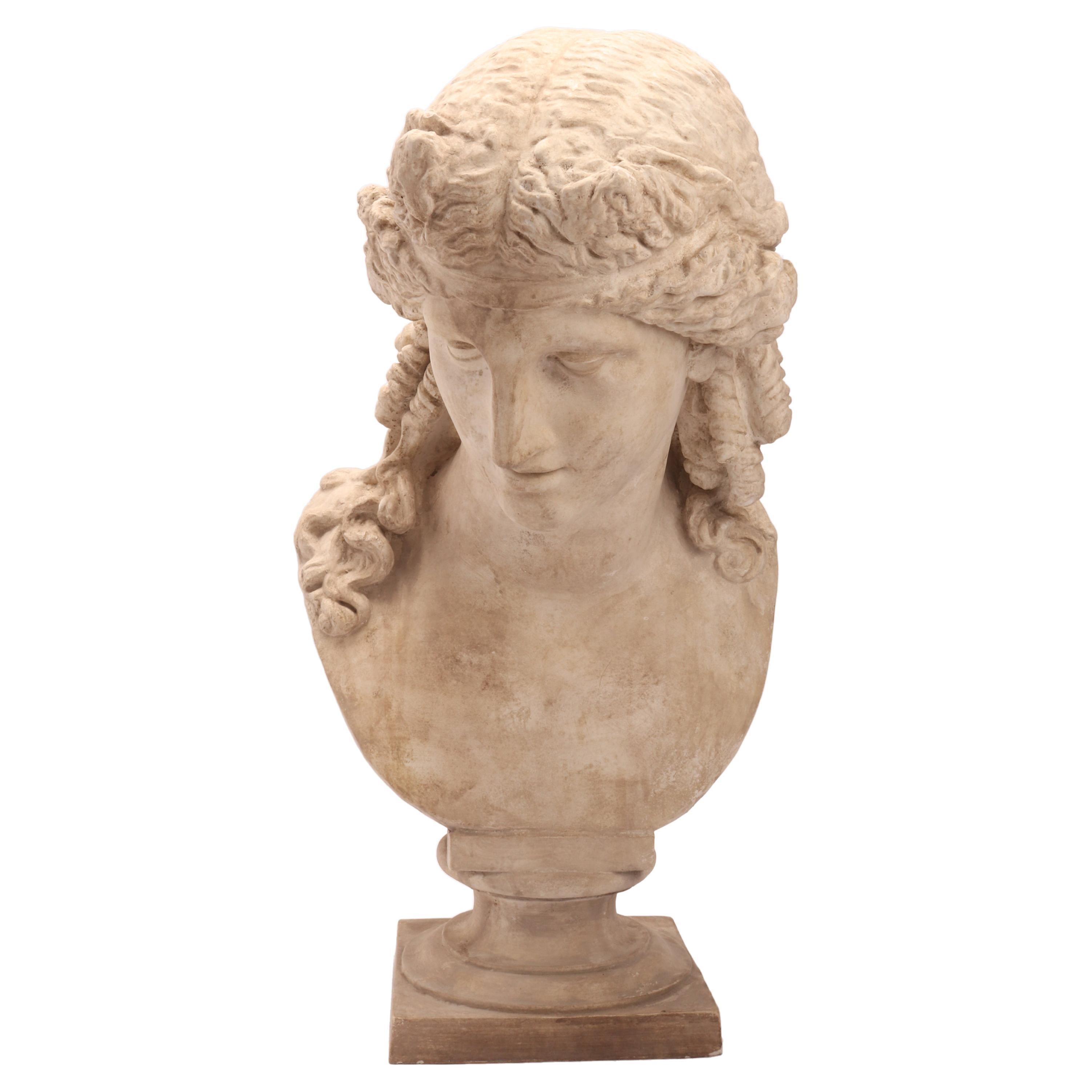 A Plaster Cast the Head of Arianna, Italy 1890 at 1stDibs | aryanna italy