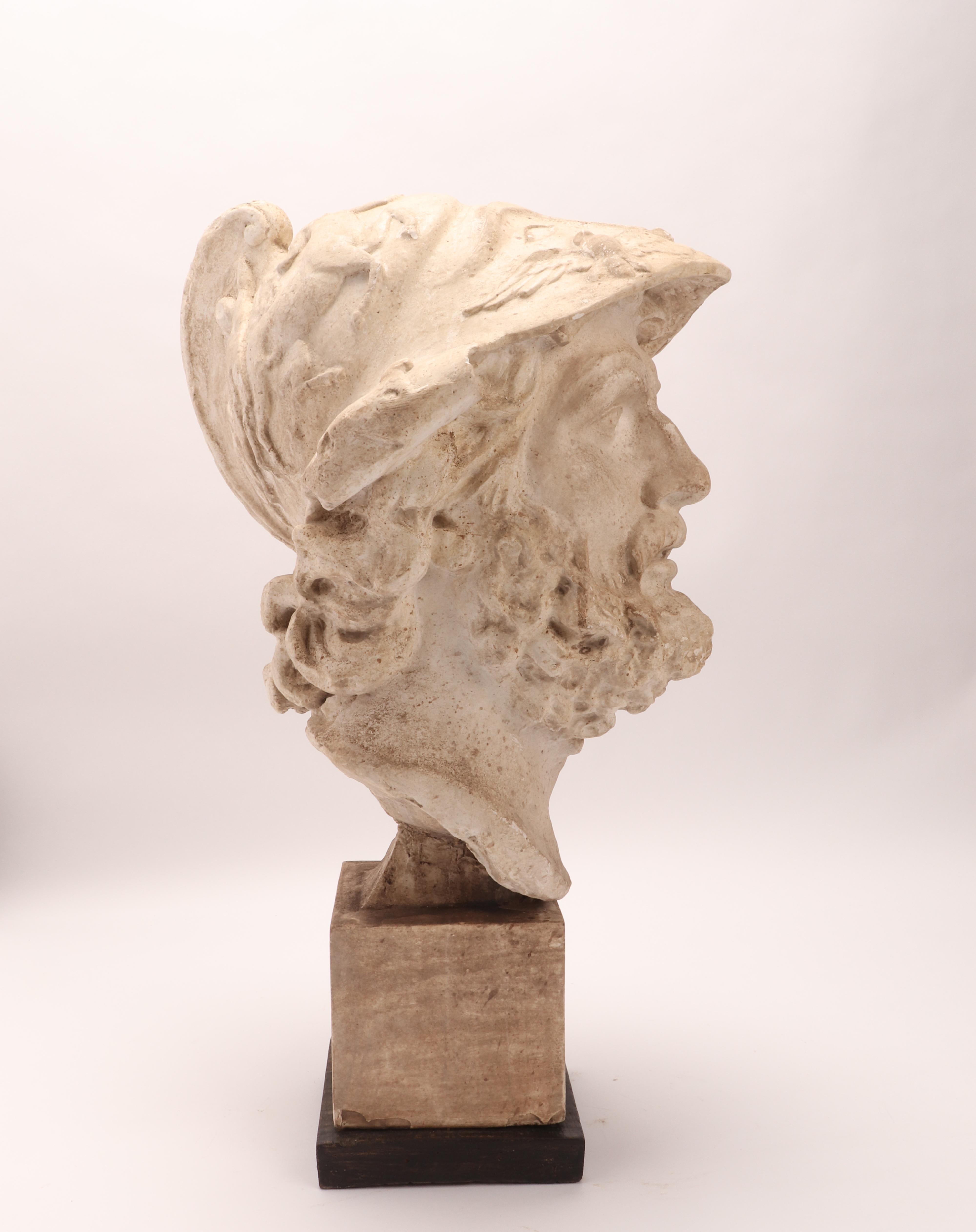 Plaster Cast the Head of Menelao, Italy, 1890 For Sale at 1stDibs ...