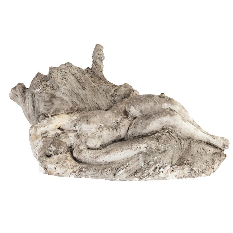 Plaster Model of a Reclining Lady from a Paris Atelier at 1stDibs