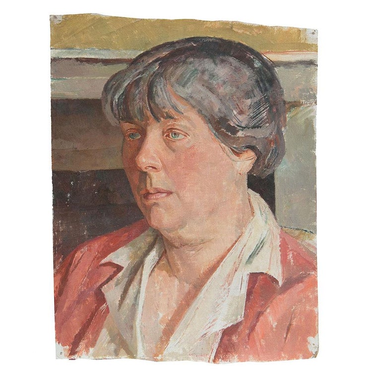 Portrait of Lydia Horton by Percy Horton For Sale at 1stDibs