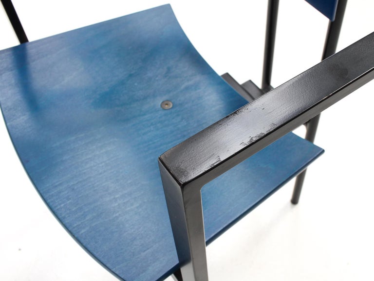 A postmodern 'Trix' chair designed by Karl Friedrich Förster, Germany ...