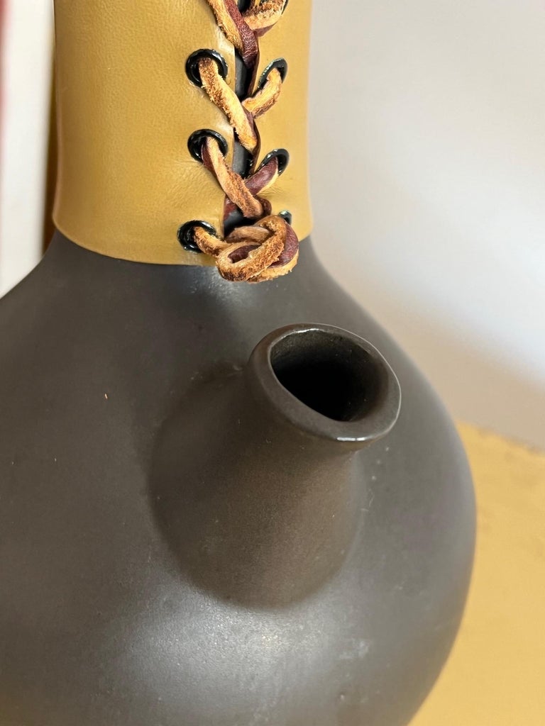 Pottery Coffee Set with Matching Cups by Martz For Sale at 1stDibs