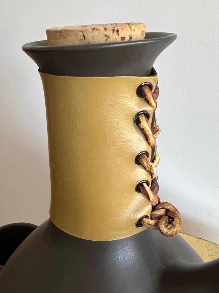 Pottery Coffee Set with Matching Cups by Martz For Sale at 1stDibs