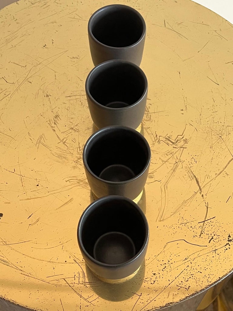 Pottery Coffee Set with Matching Cups by Martz For Sale at 1stDibs