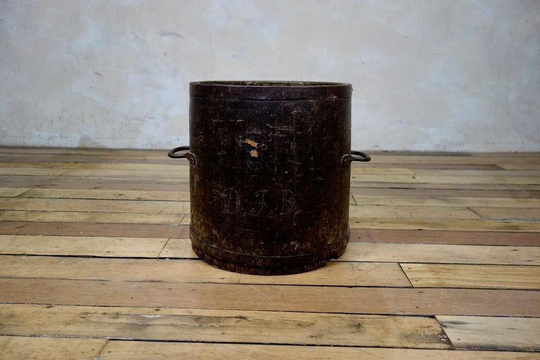 Primitive 19th Century Bushel Barrel, Measure Vessel For Sale at 1stDibs