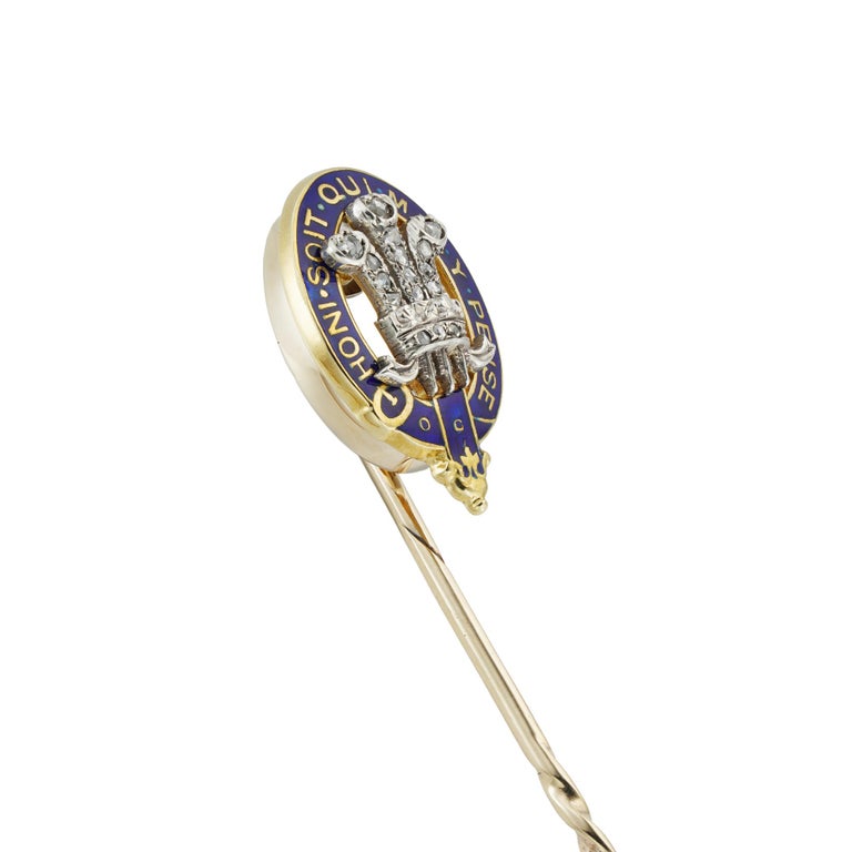 Prince of Wales Royal Presentation Stick-Pin For Sale at 1stDibs