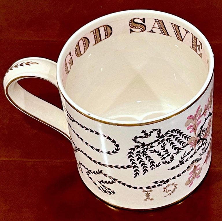 A Queen Elizabeth II Commemorative Coronation Mug by Richard Guyatt for ...