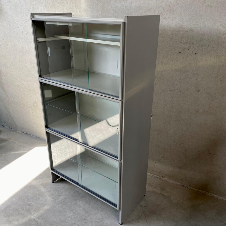 a. R. Cordemeijer Metal Vitrine Wall Unit 5600 for Gispen, Netherlands ...