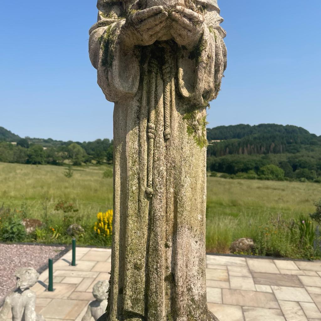A Rare 19th Century Compton Pottery Saint Francis of Assisi For Sale at ...