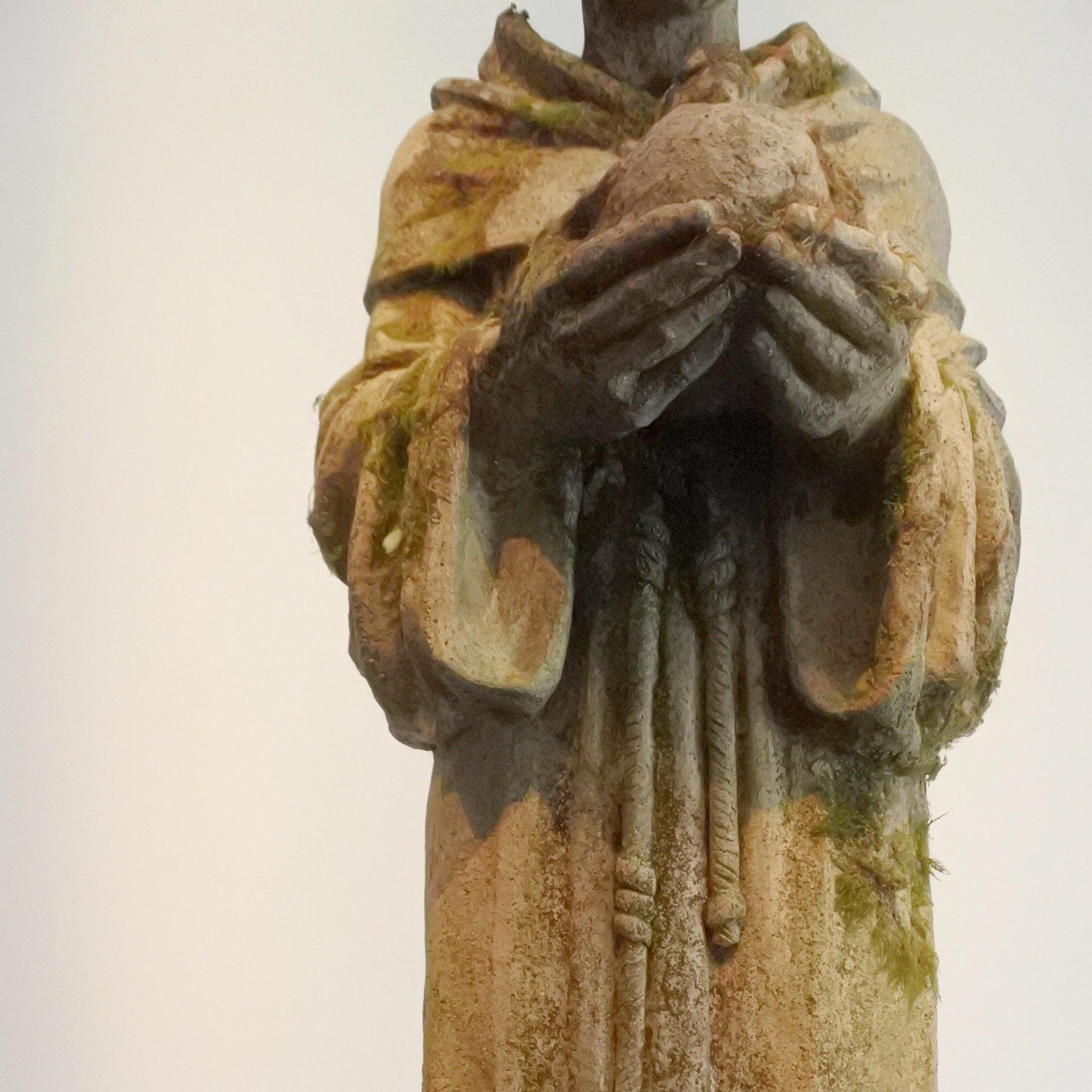 A Rare 19th Century Compton Pottery Saint Francis of Assisi For Sale at ...