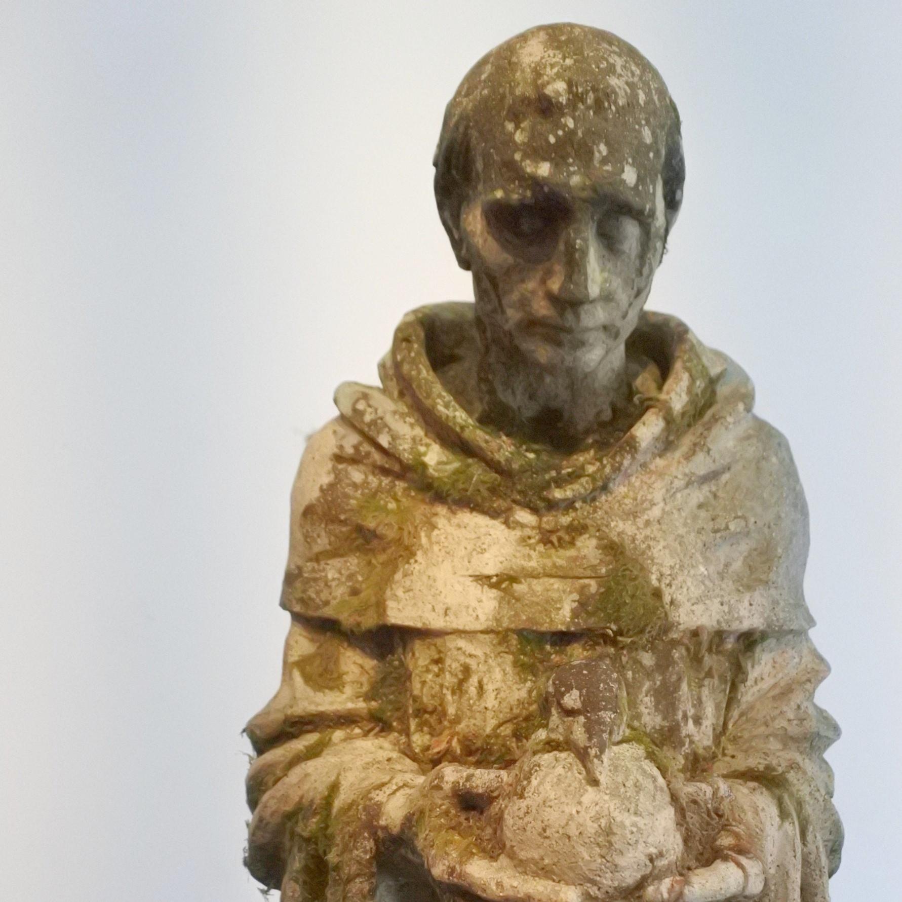 A Rare 19th Century Compton Pottery Saint Francis of Assisi For Sale at ...