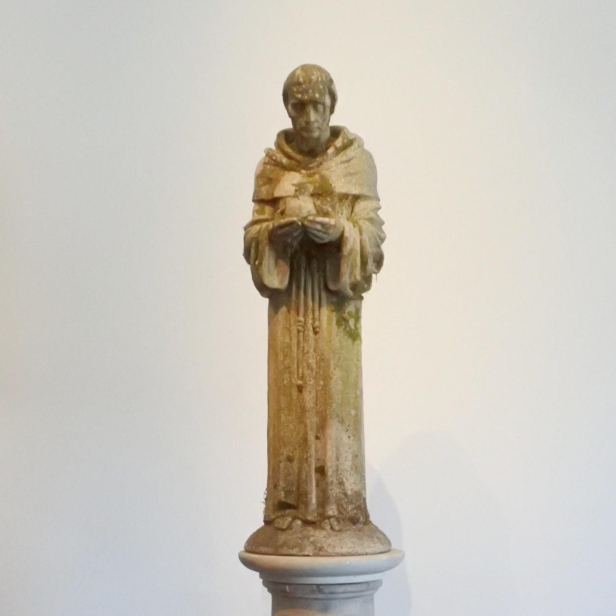 A Rare 19th Century Compton Pottery Saint Francis of Assisi For Sale at ...
