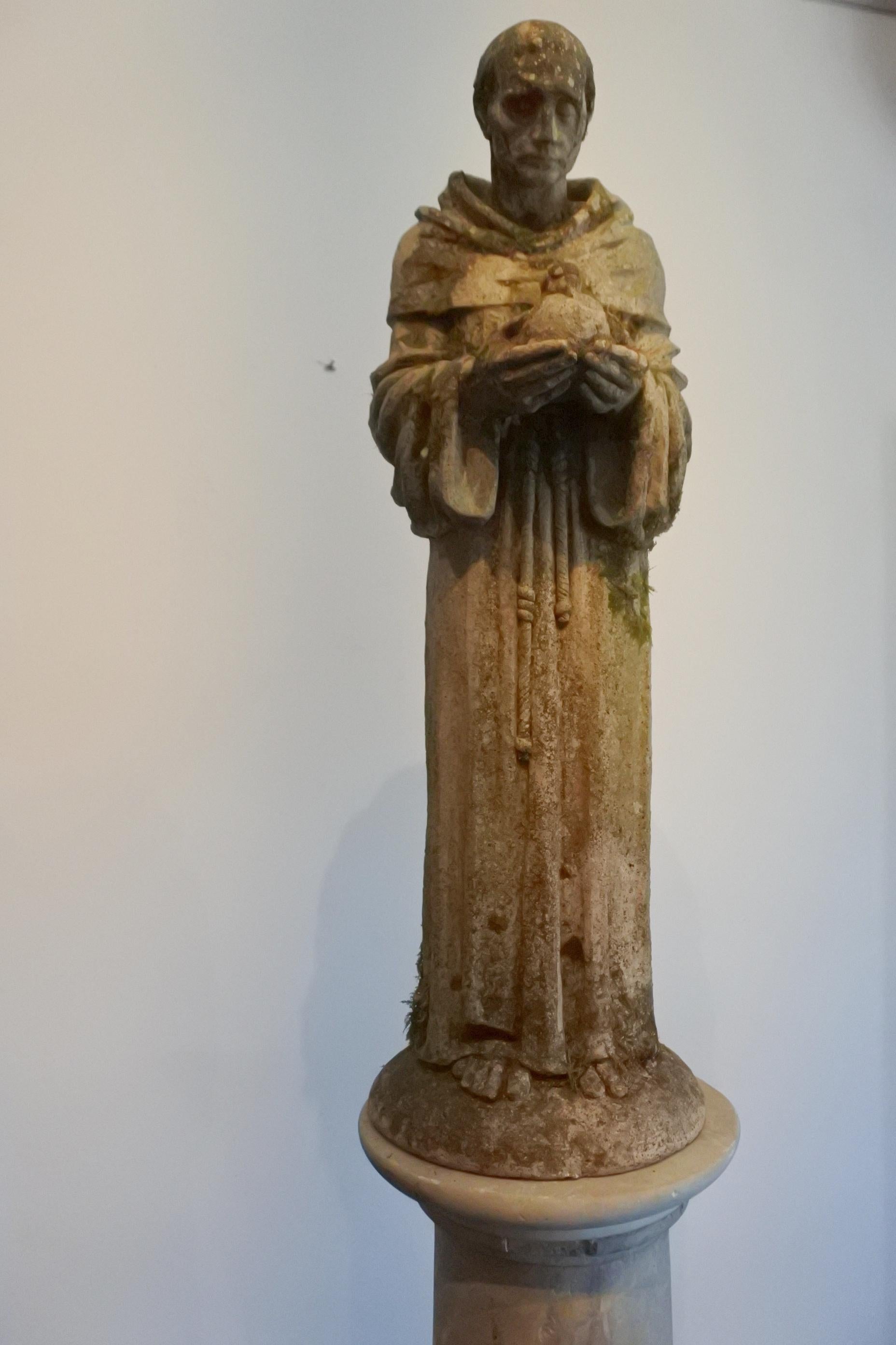 A Rare 19th Century Compton Pottery Saint Francis of Assisi For Sale at ...