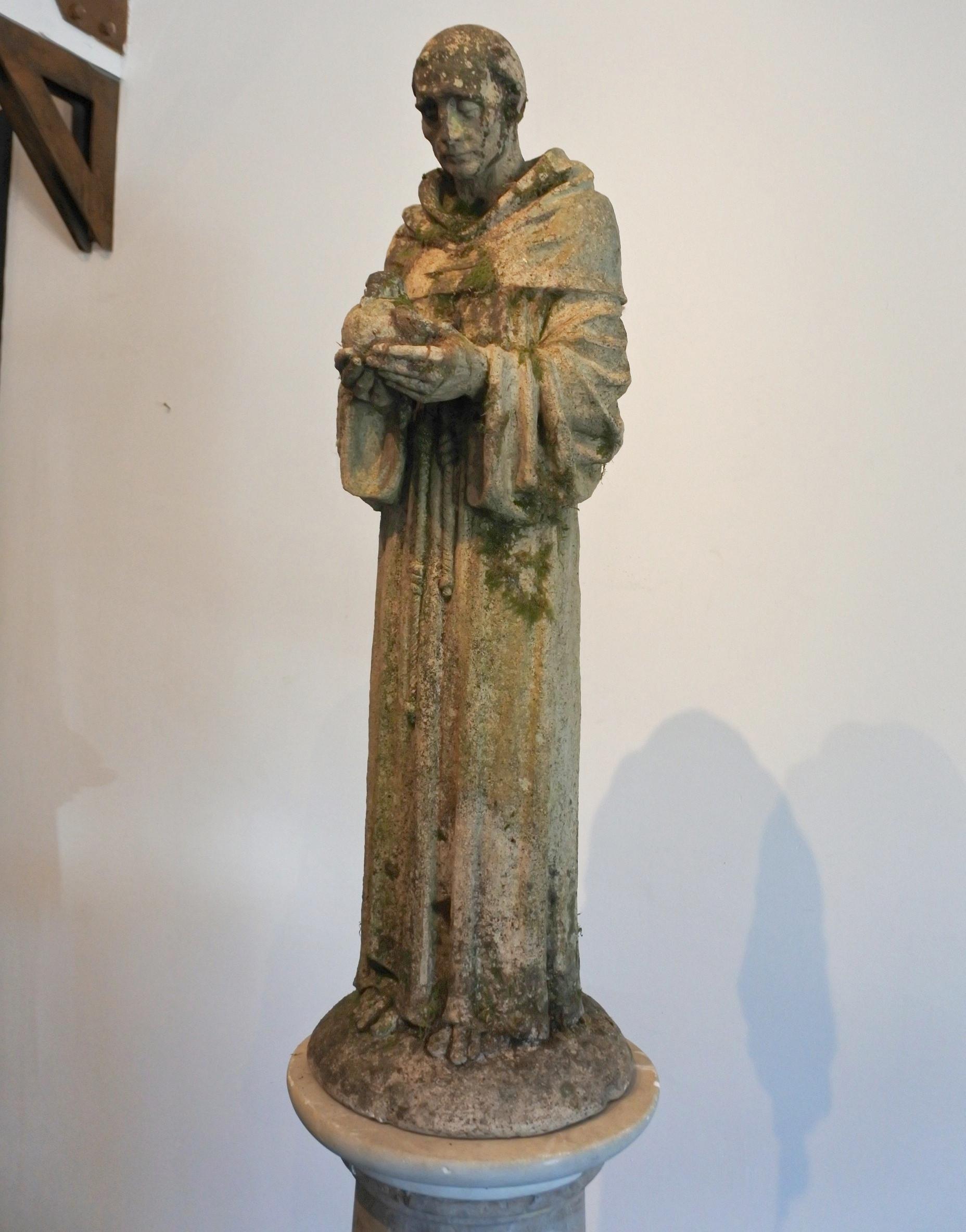 A Rare 19th Century Compton Pottery Saint Francis of Assisi For Sale at ...
