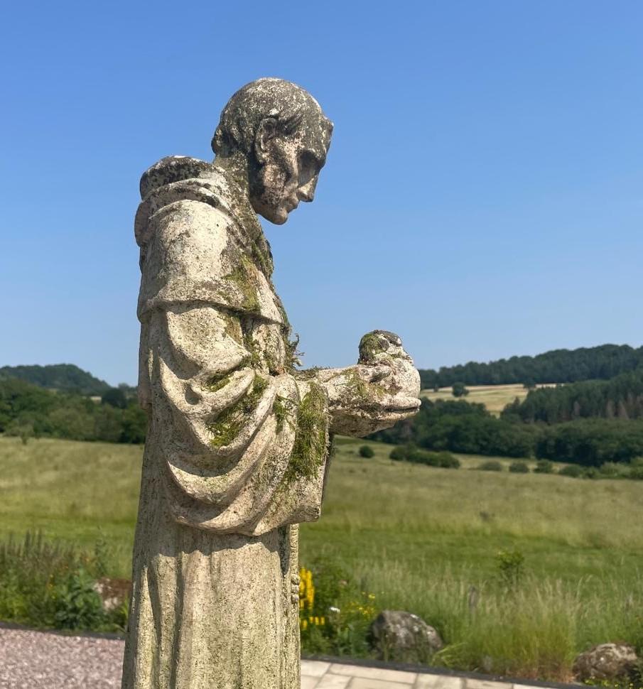 A Rare 19th Century Compton Pottery Saint Francis of Assisi For Sale at ...