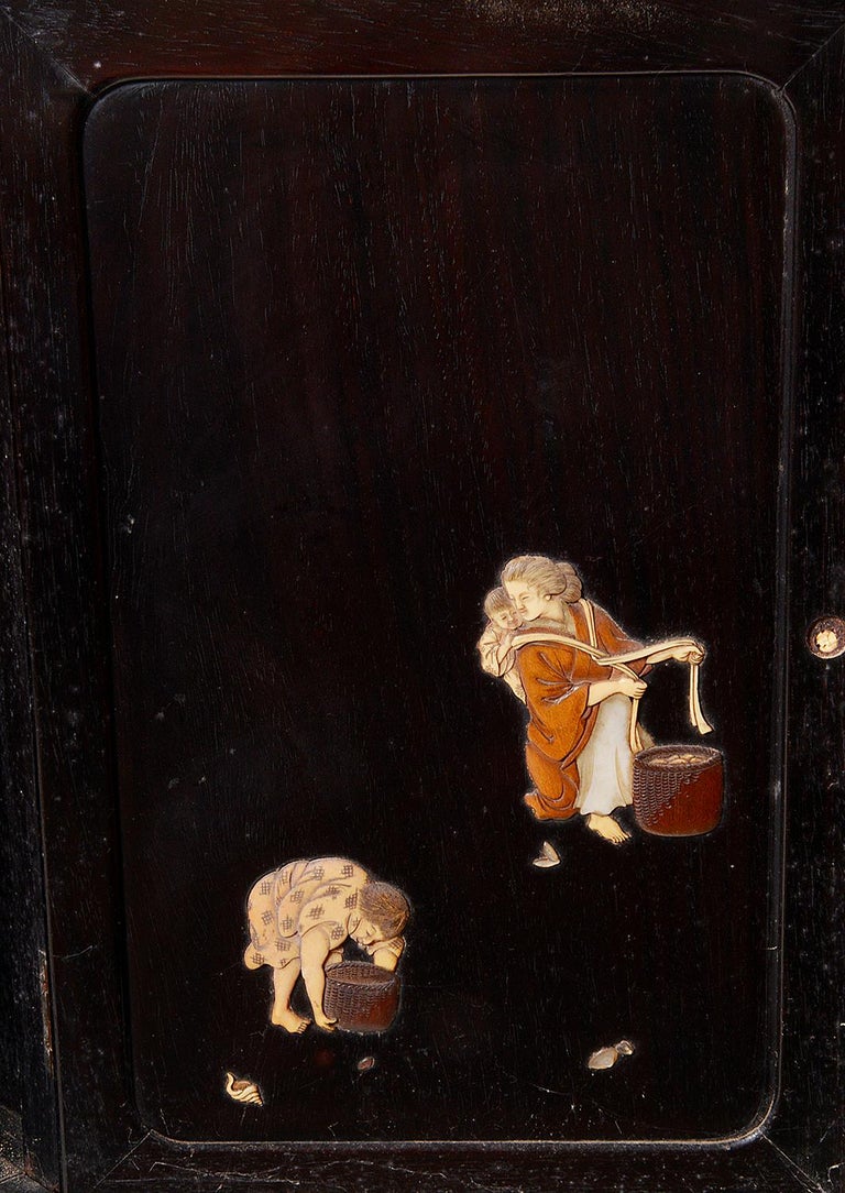 Rare and Important Japanese Meiji Period Shadona, circa 1890 For Sale ...