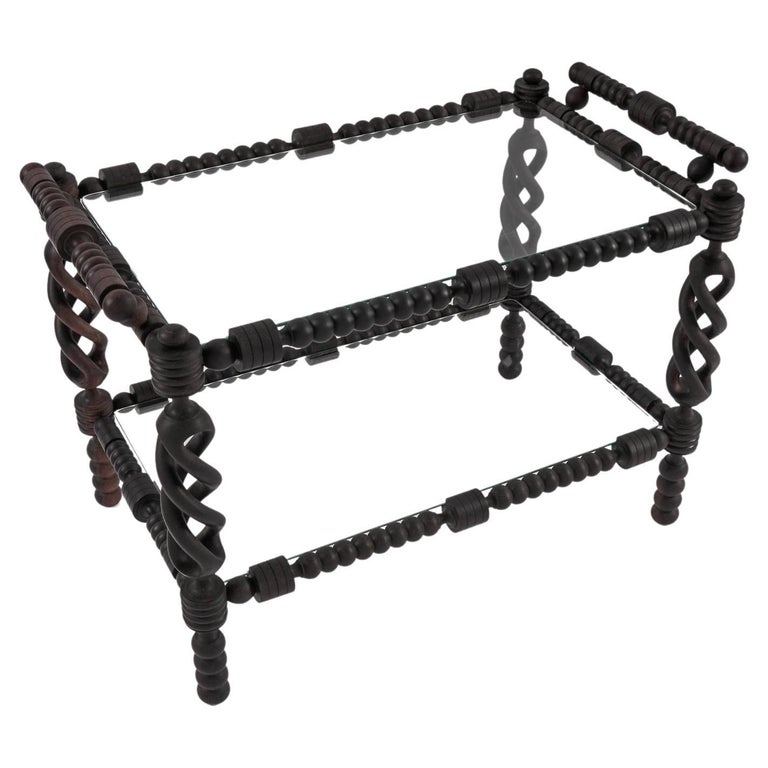 Rare and Very Decorative Serving Table from France with African ...