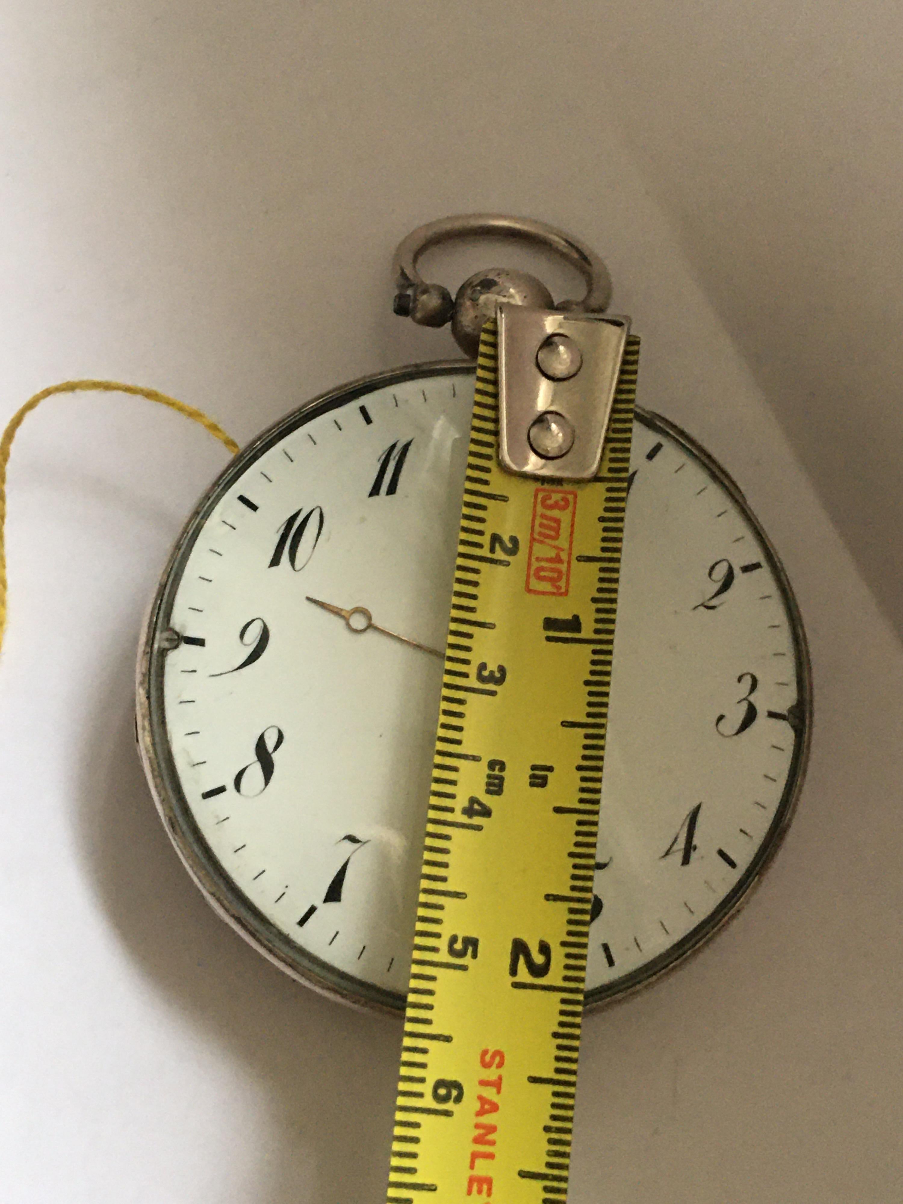 Rare Antique Silver Clock Watch at 1stDibs