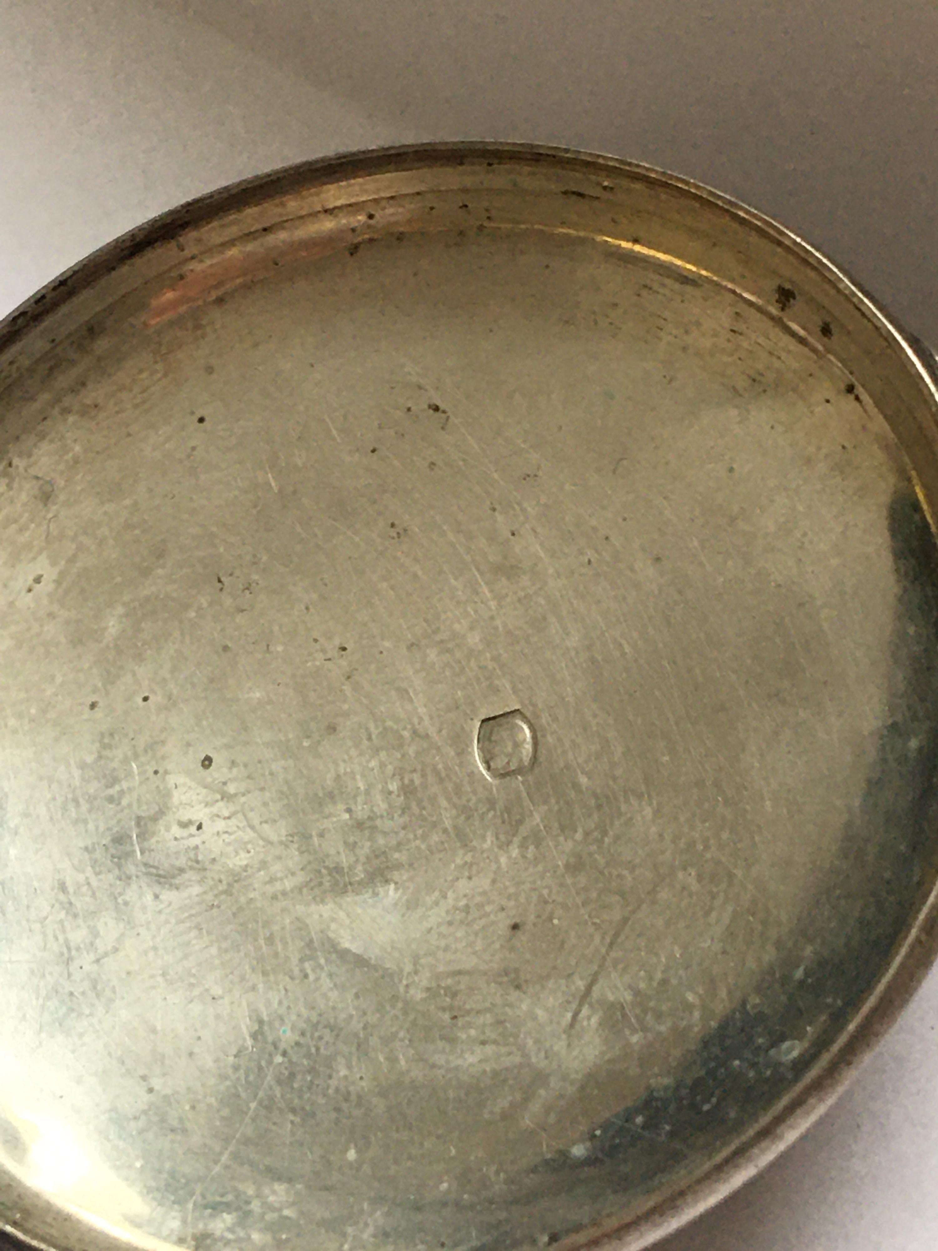 Rare Antique Silver Clock Watch at 1stDibs