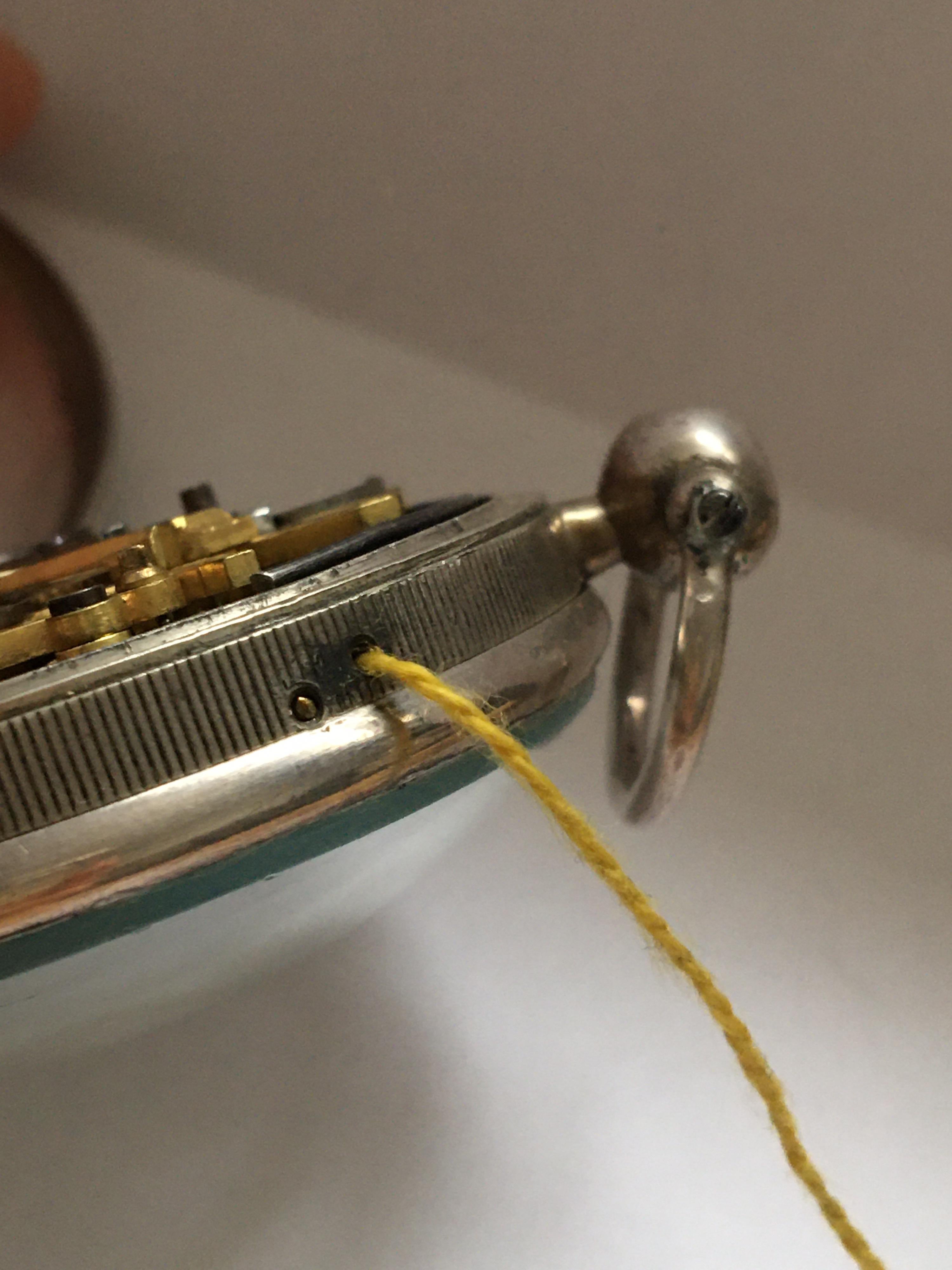 Rare Antique Silver Clock Watch at 1stDibs