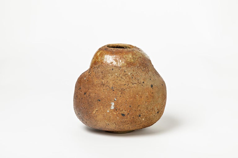 Rare Ceramic Sculpture, Vase by Jean and Jacqueline Lerat, circa 1960 ...