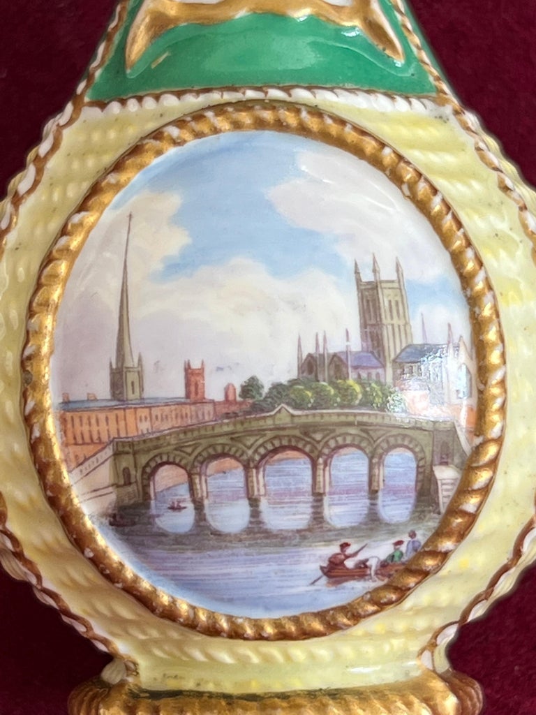 Rare Chamberlain Worcester Porcelain Scent Bottle For Sale at 1stDibs