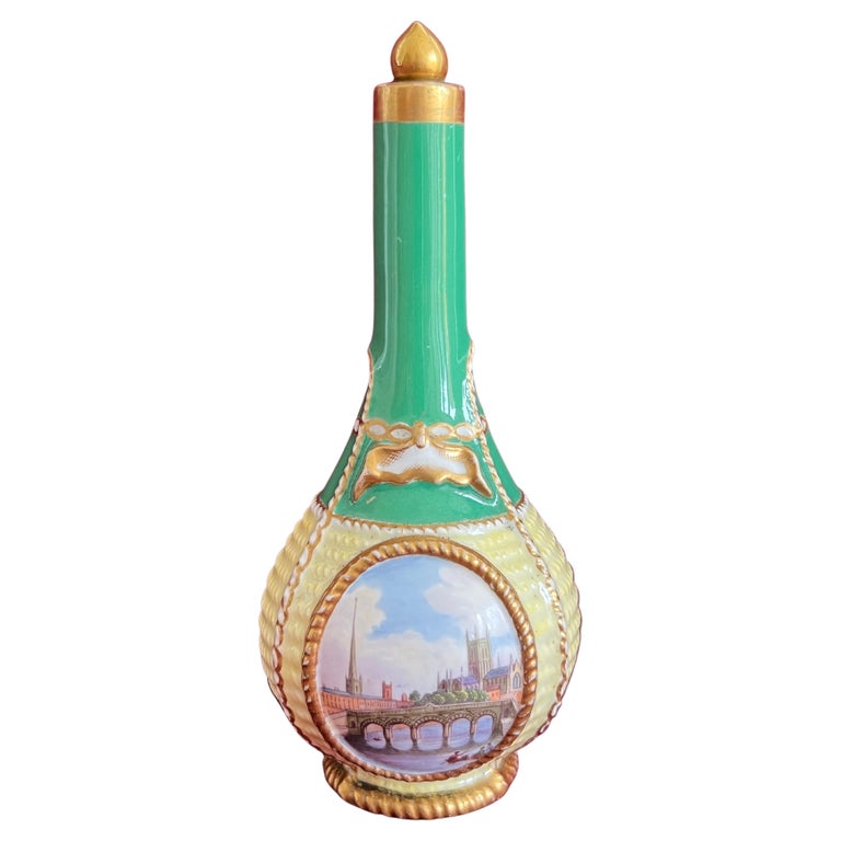 Rare Chamberlain Worcester Porcelain Scent Bottle For Sale at 1stDibs