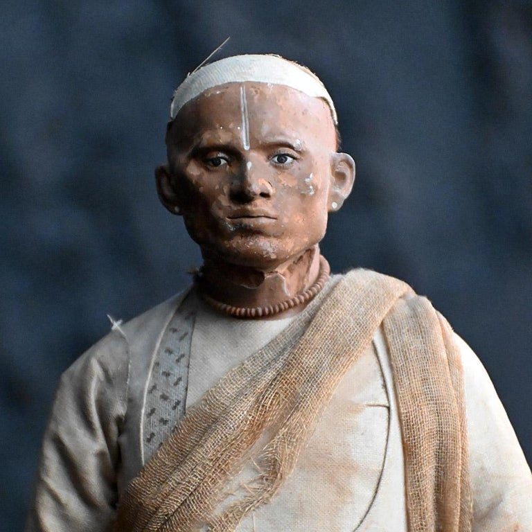 Rare Collection of Late 19th Century Clay Indian Figures For Sale at ...