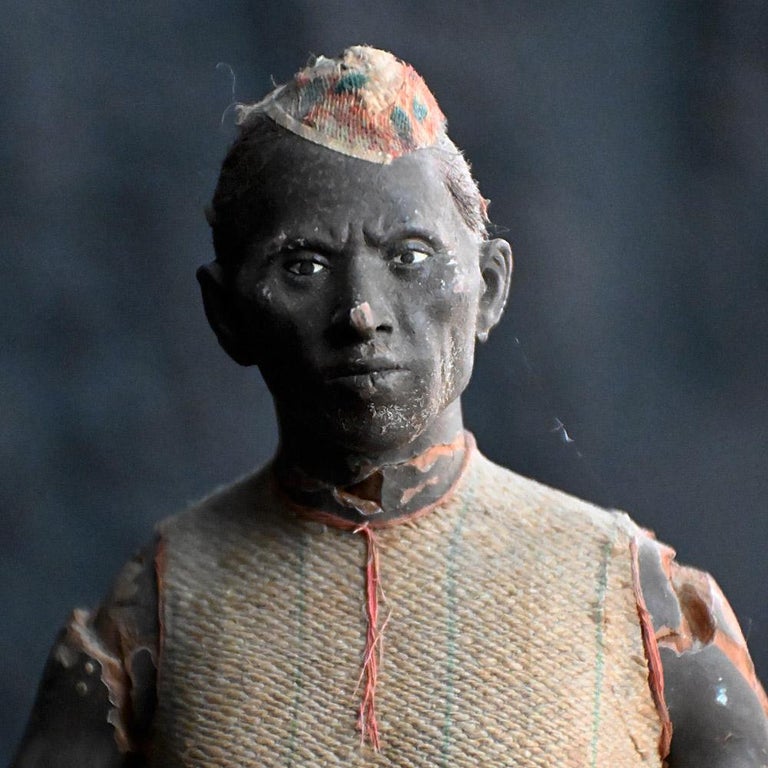 Rare Collection of Late 19th Century Clay Indian Figures For Sale at ...