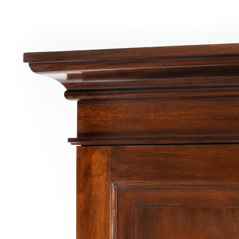 Rare Edwardian Mahogany Mechanical Gentleman’s Wardrobe at 1stDibs ...