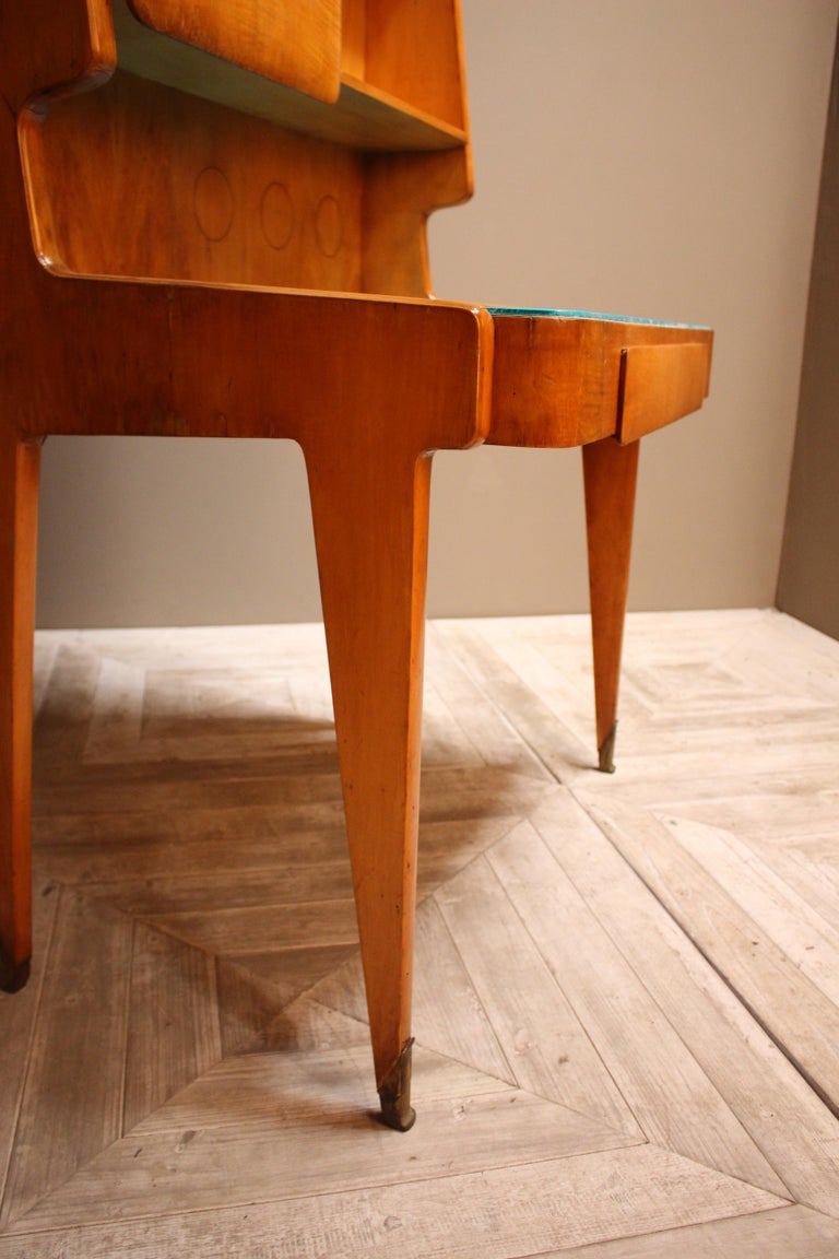 Rare Italian Midcentury Desk Bookcase by Vittorio Dassi at 1stDibs