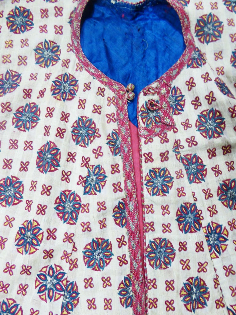 A Rare Ottoman Banyan in Embroidered Silk - Early 19th century For Sale ...