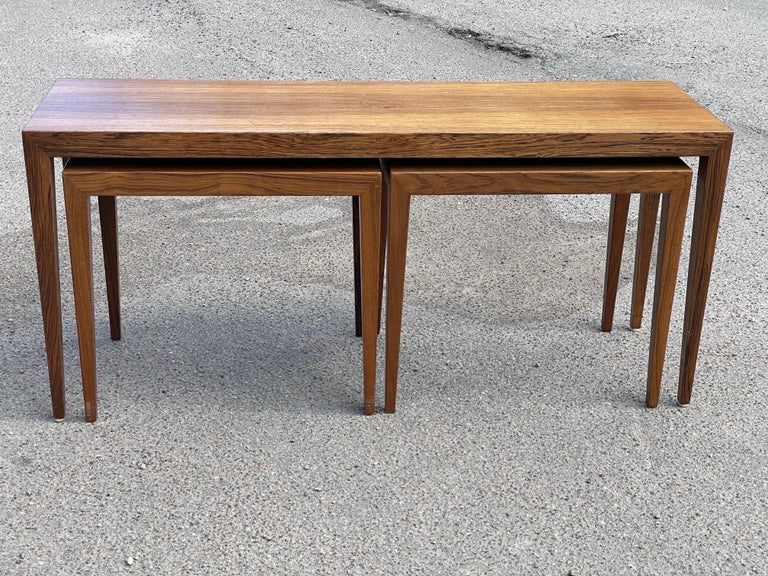 Rare Severin Hansen Nesting Table Set from the 1960s For Sale at 1stDibs
