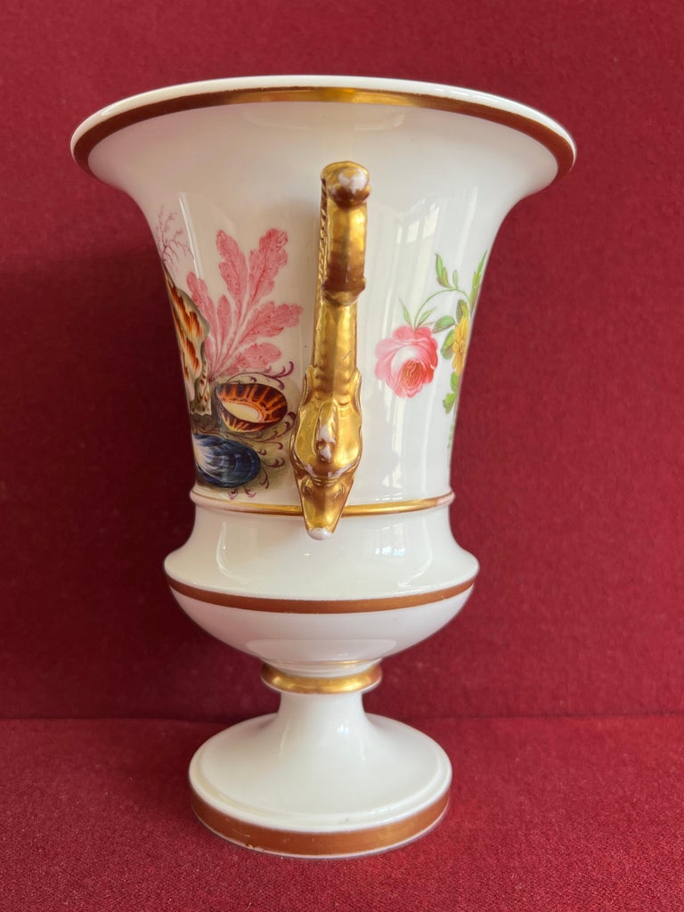Rare Spode Porcelain Shell Decorated Vase Pattern 3930 C.1824 For Sale ...