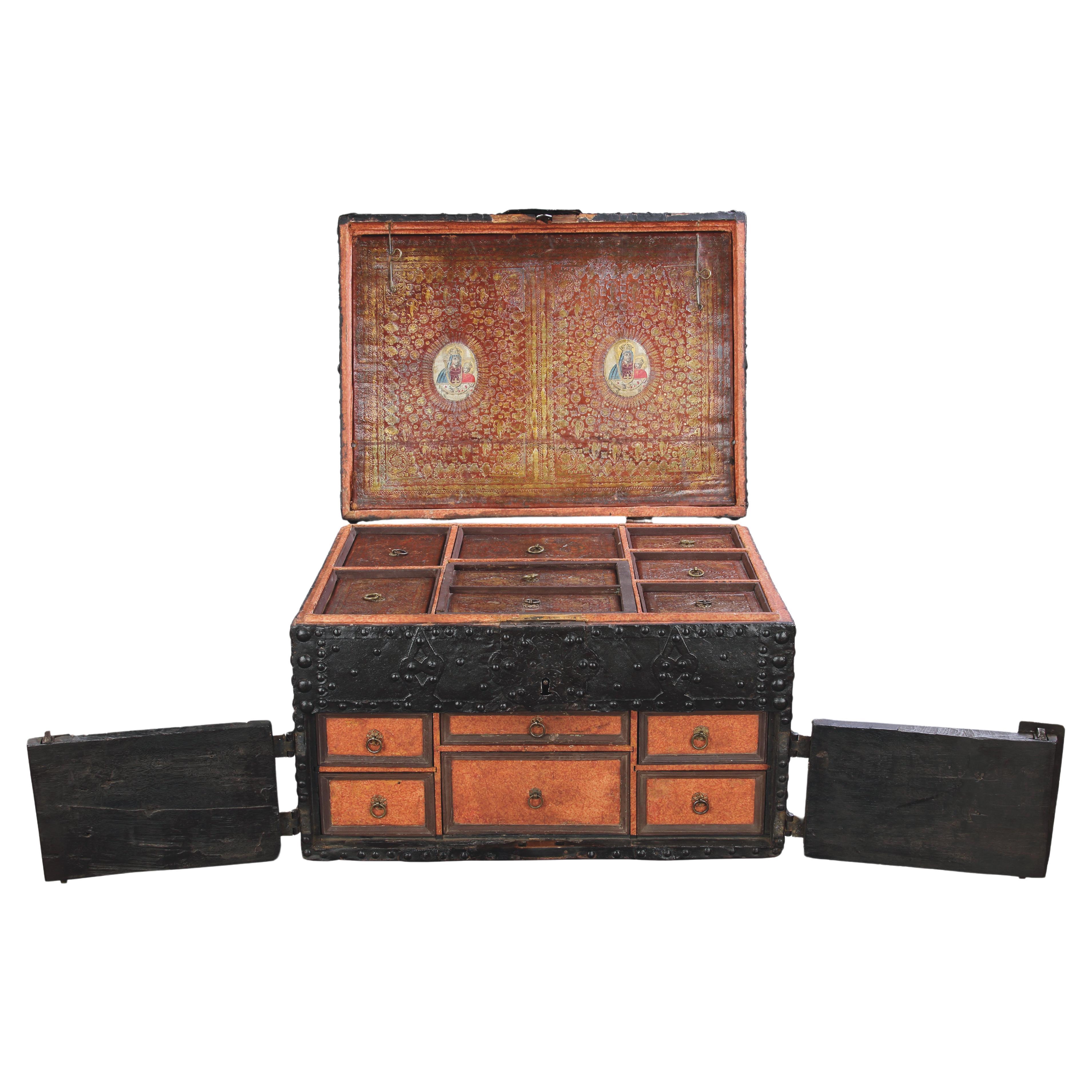 A Rare Travelling Priest’s Strongbox For Sale at 1stDibs