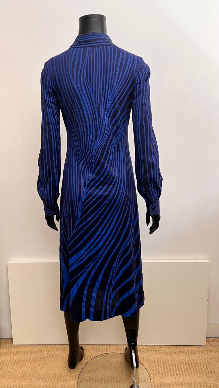 A rare vintage 1970’s Roberta Di Camerino printed cotton jersey day dress For Sale at 1stDibs