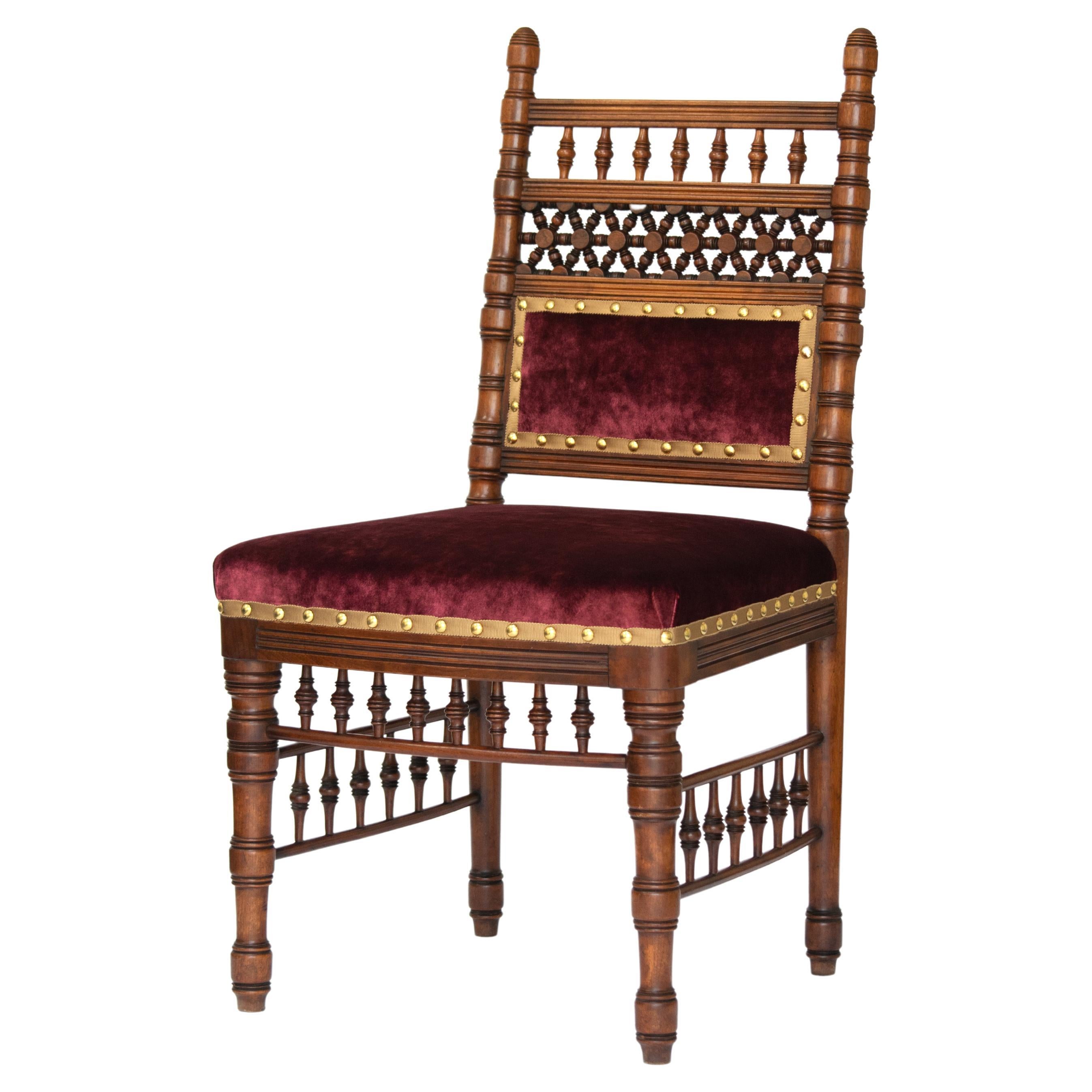 Object Chair, Side Table, Walnut, Natural For Sale at 1stDibs | objectchair