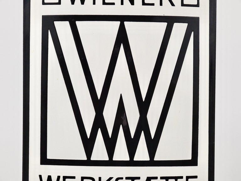 Rare Wiener Werkstaette of America Inc New York Enameled Advertising ...