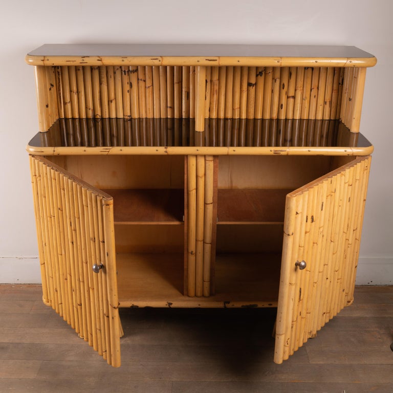 Rattan Buffet, France, circa 1970's For Sale at 1stDibs