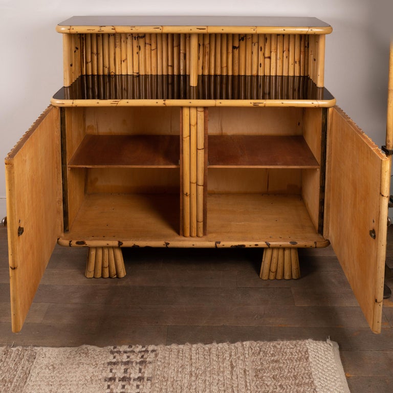 Rattan Buffet, France, circa 1970's For Sale at 1stDibs