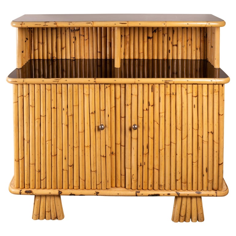 Rattan Buffet, France, circa 1970's For Sale at 1stDibs