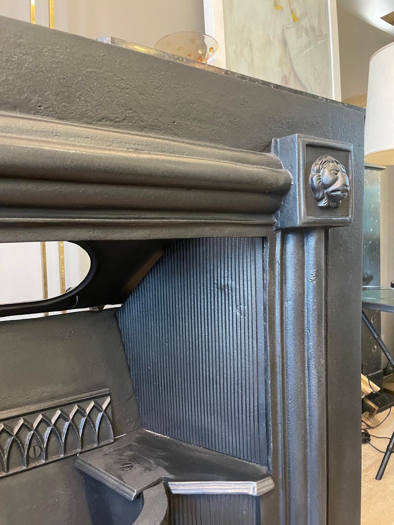 A Reclaimed Cast Iron Register Grate In the Regency Taste For Sale at ...